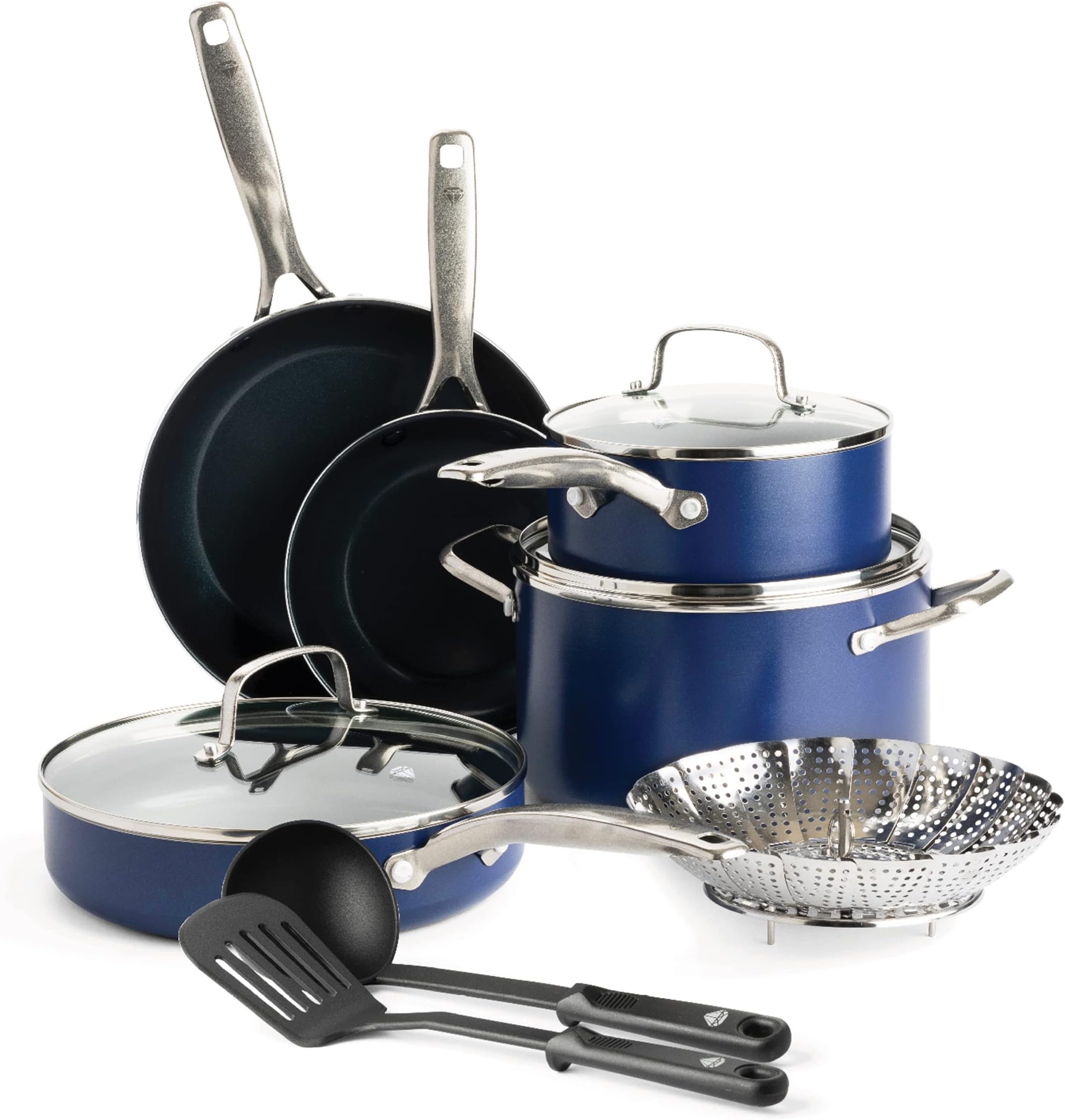 Amazon.com: Blue Diamond Cookware Diamond Infused Ceramic Nonstick 4 ...