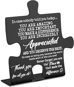 Amazon.com: You Are Incredibly Appreciated, Affirmations Sign, Thank ...