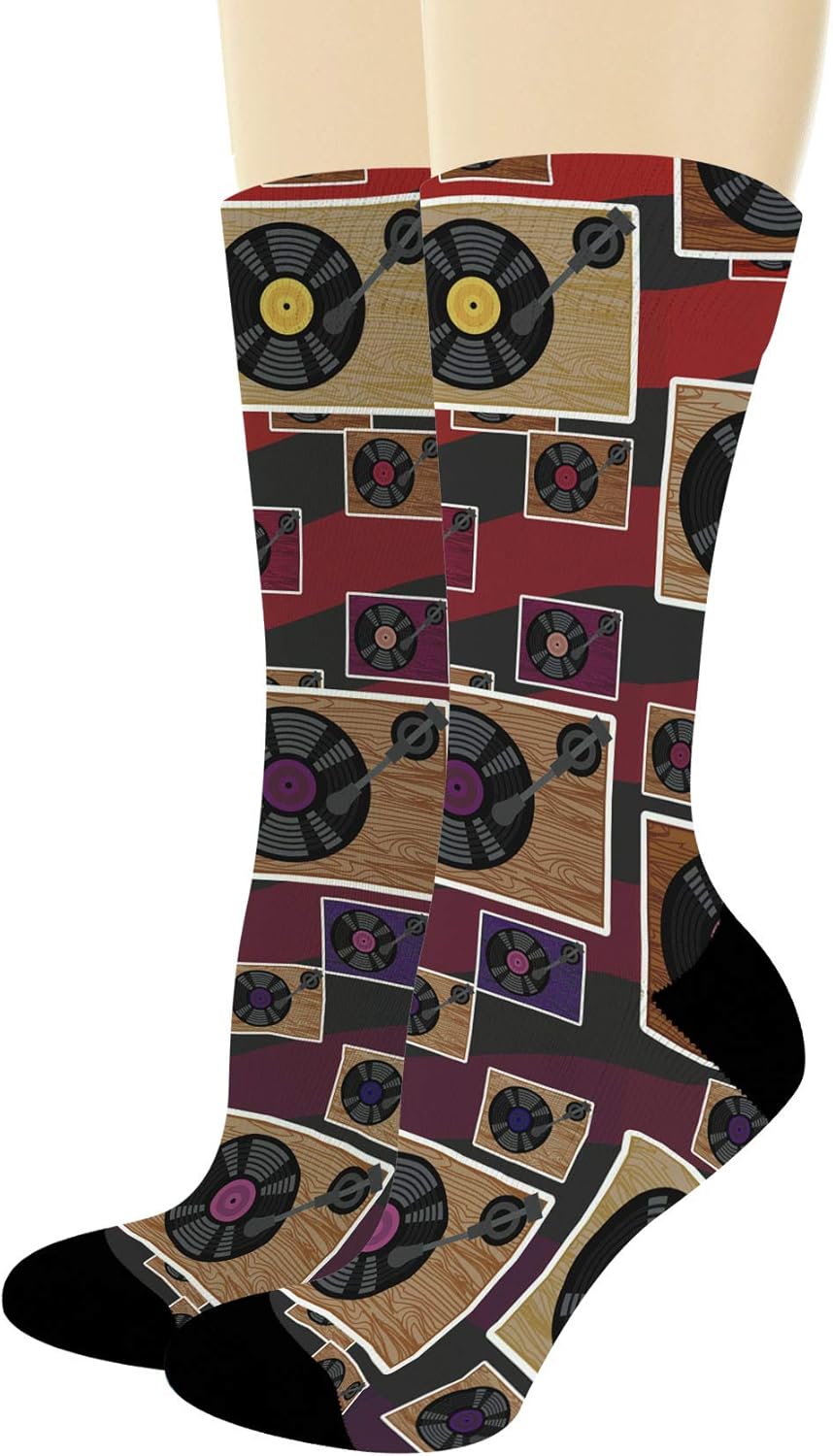 Music Accessories Cool Music Socks Record Lover Gifts for Musician ...