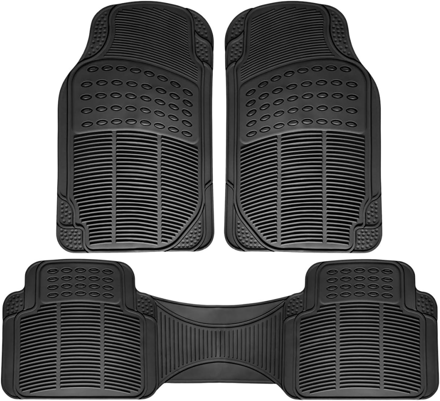 JEMUON Tapetes para Auto, 3 Piezas Tapetes Coche, Alfombrillas para ...