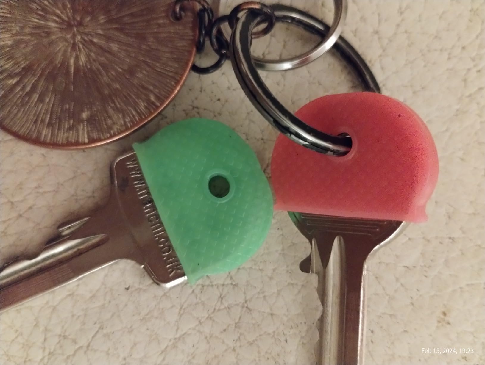 Teaaha 80 PCS Key Covers Caps, 2 Shape Key Caps Covers Rubber Key ...