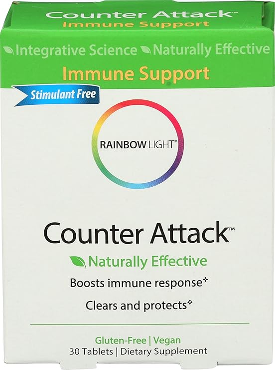Amazon.com: Rainbow Light - Counter Attack - Vitamin C and Zinc ...