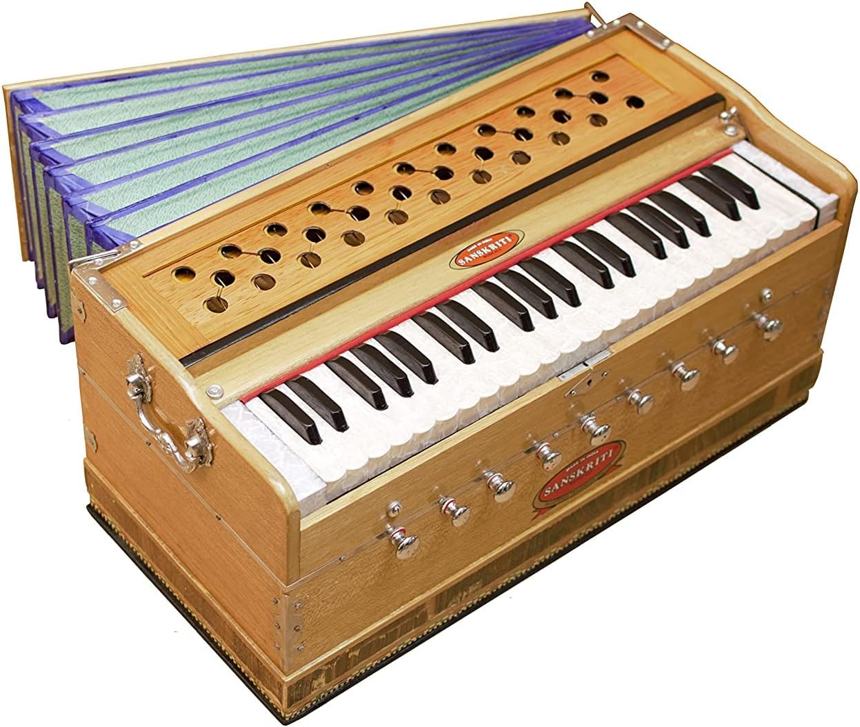 Amazon.com: BINA 23B Deluxe, Harmonium, 2 1/2 Octaves, 32 Keys, Small ...