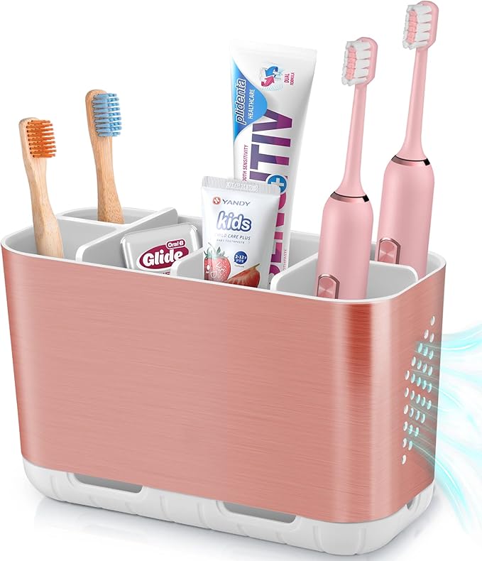 Amazon.com: Boperzi Toothbrush Holders for Bathrooms Countertop ...