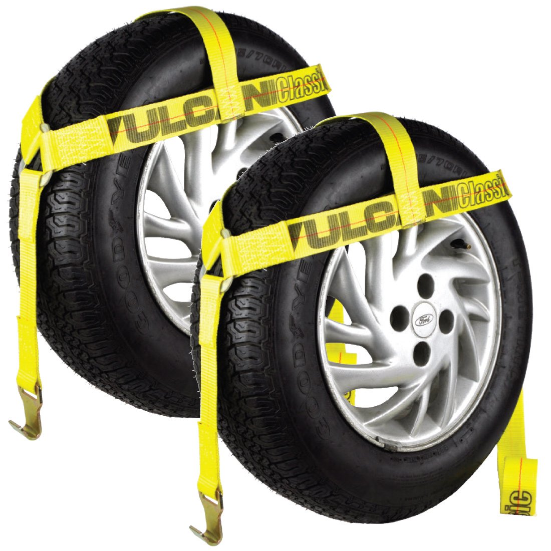 Amazon.com: VULCAN Wheel Dolly Tire Harness with Flat Hooks - Bonnet ...