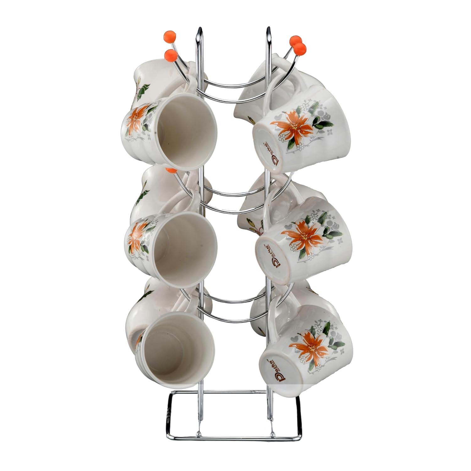 FINE ARTS Steel Cup Stand for Kitchen Cup Stand for 12 Cups (Shape ...