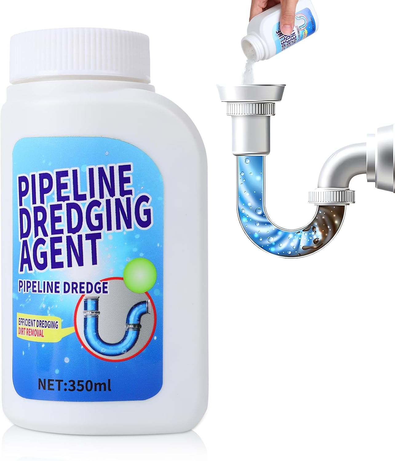 Amazon.com: Pipeline Dredging Agent,Drain Clog Remover Agent,Powerful ...