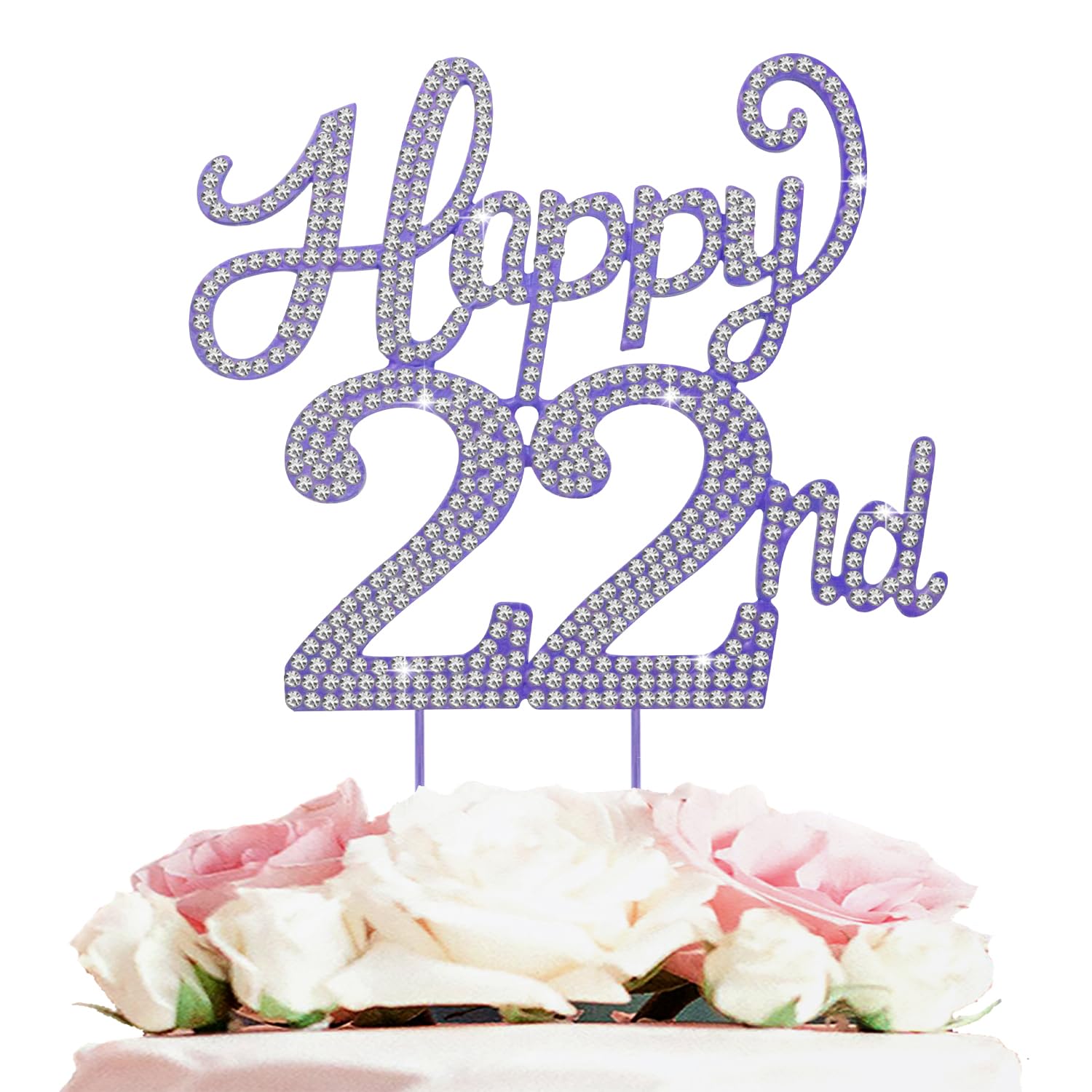 Amazon.com: LASKYER Happy 22nd Birthday Decorations,22nd Birthday ...