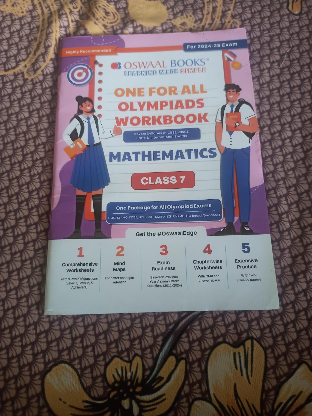 Buy Oswaal One For All Olympiad Workbook Class 7 Mathematics for 2024 ...