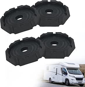 Amazon.com: Xtra RV Leveling Pads, 9" Round RV Jack Pads Stabilizers ...