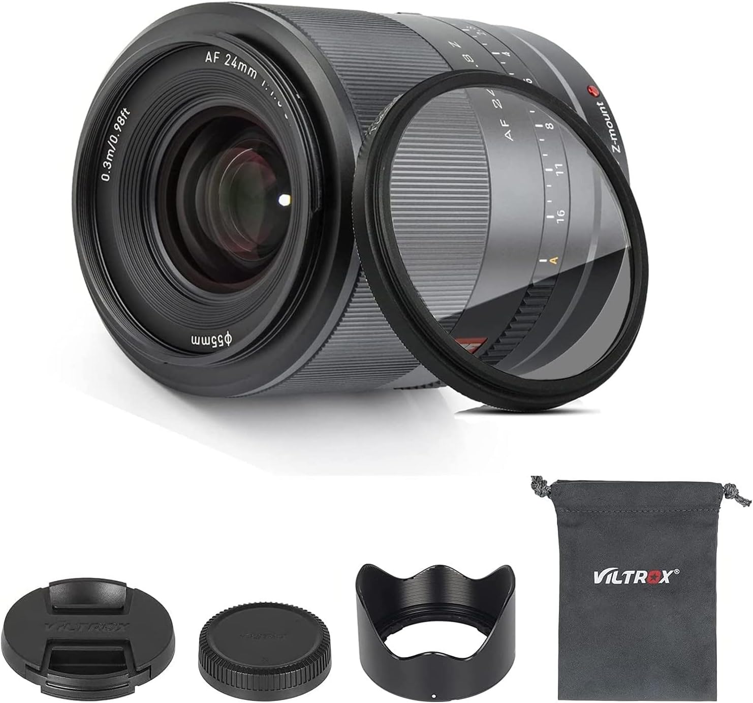 Amazon.com : VILTROX AF 24mm f/1.8 F1.8 Auto Focus Full Frame Wide ...