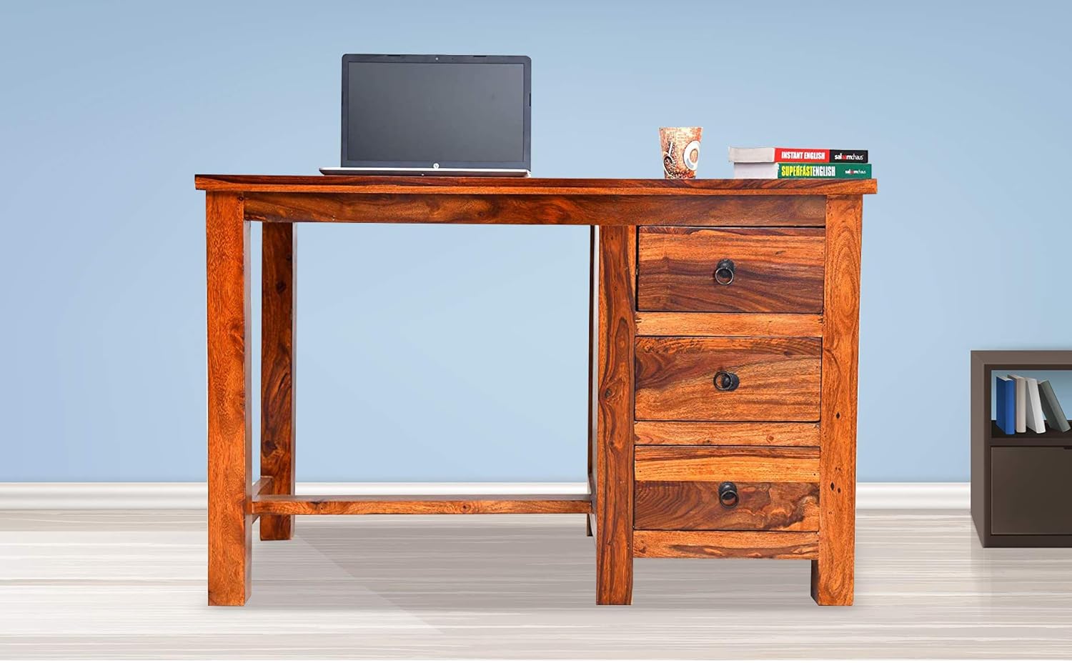 MH DECOART Sheesham Wood Office Desk Study Computer Table for Living ...