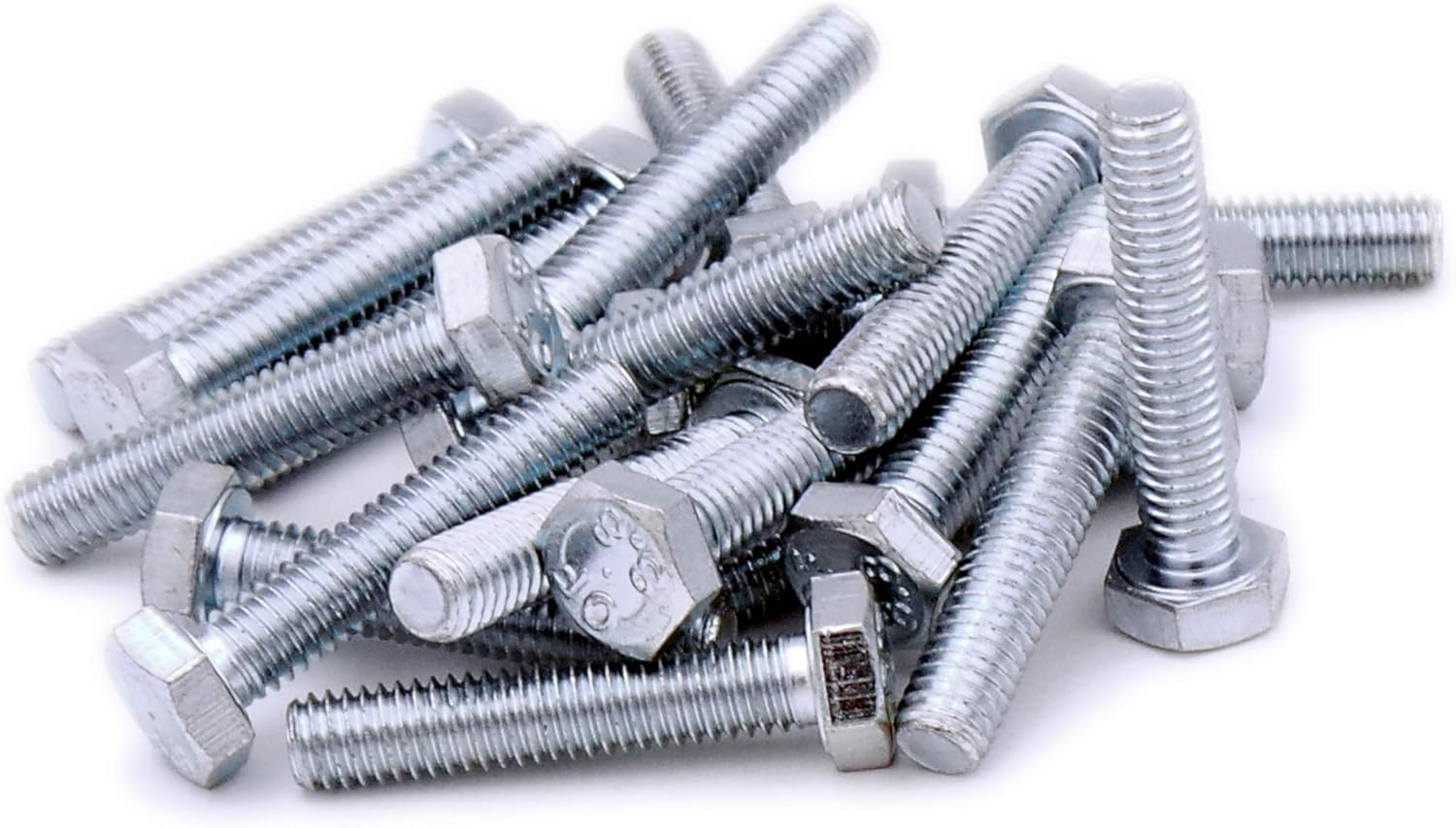 M6 (6mm x 30mm) Hex Bolt (Fully Threaded Setscrew) – Steel (Pack of 20 ...