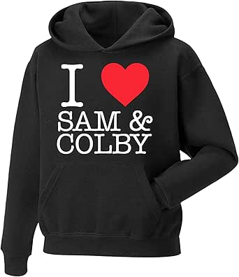 I Love Sam and Colby Merch Love Hoodies - Merch Hoodie Long Sleeve ...