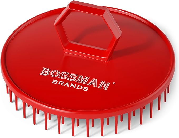 Amazon.com : Bossman Scalp Massager and Shampoo Shower Brush - Head ...
