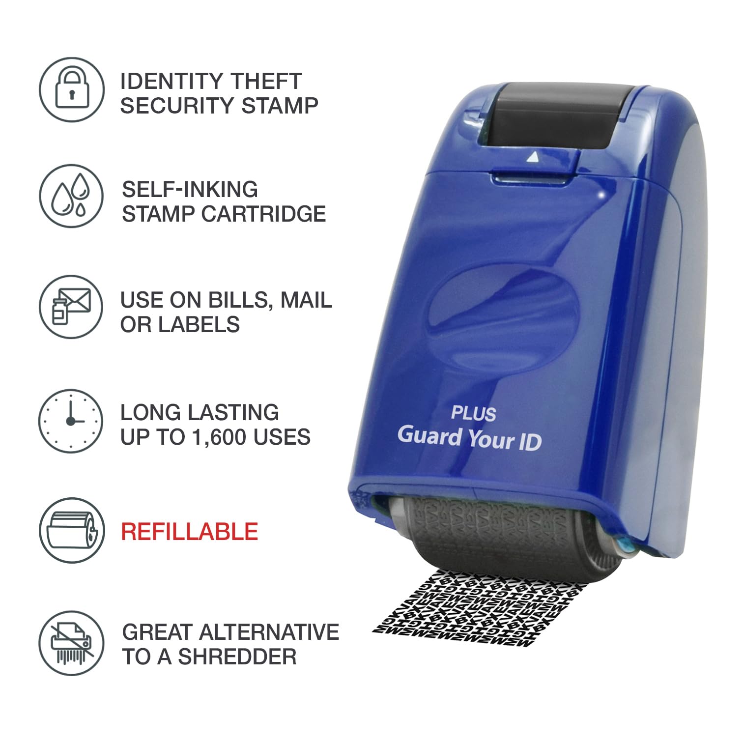Snapklik.com : Guard Your ID Identity Protection Stamp Roller
