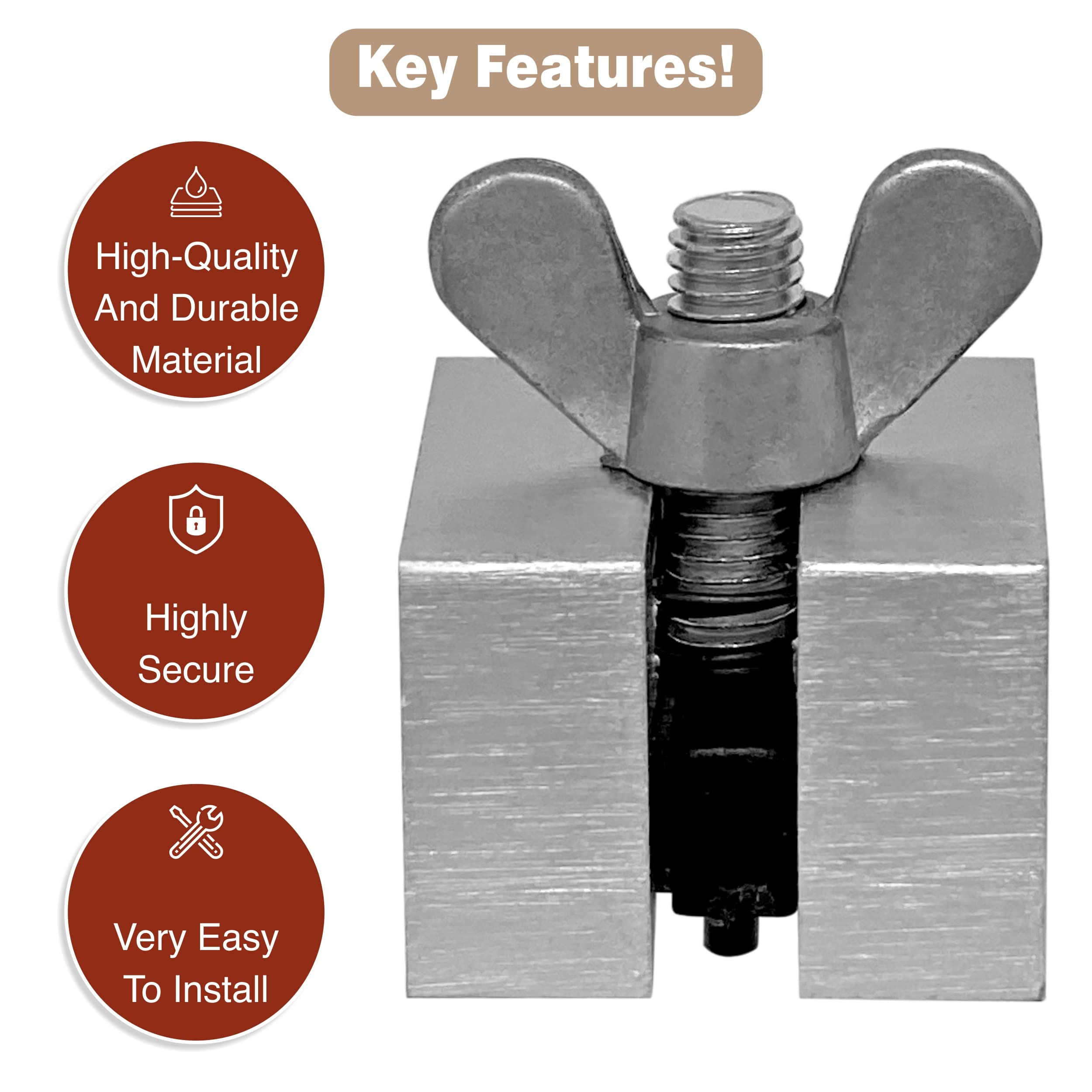 Snapklik.com : NU-SET Lock Sliding Window Lock Wing Screw Window Lock ...