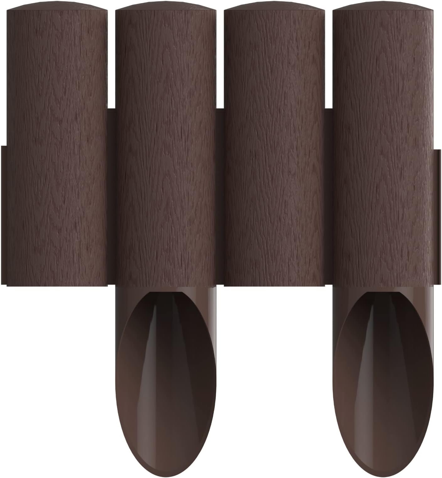 Woodside Log Roll Wooden Border Fence - 203cm x 10cm : Amazon.co.uk: Garden