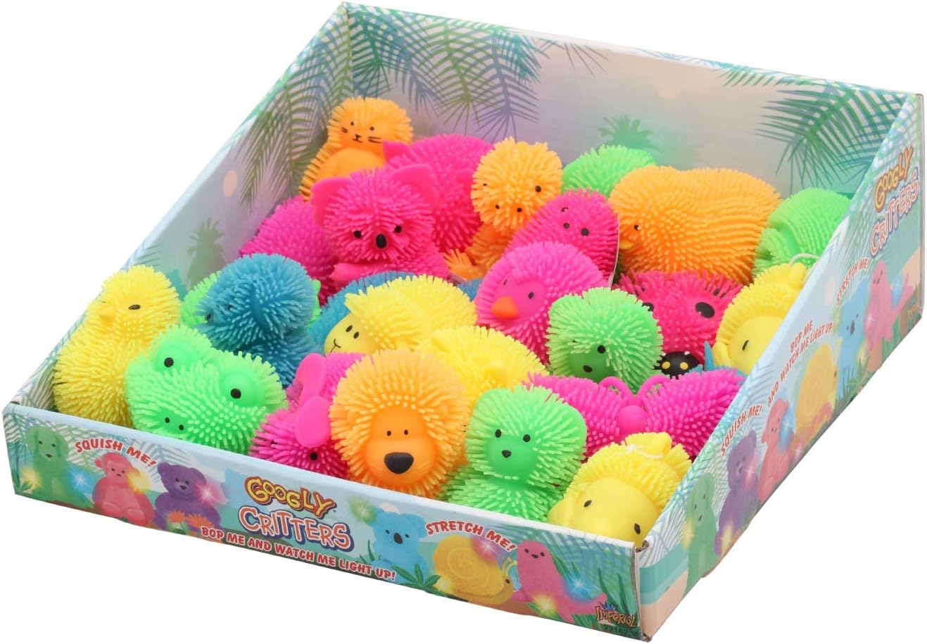 Amazon.com: Googly Critters - Party Favors Pack of 36, Multicolor ...