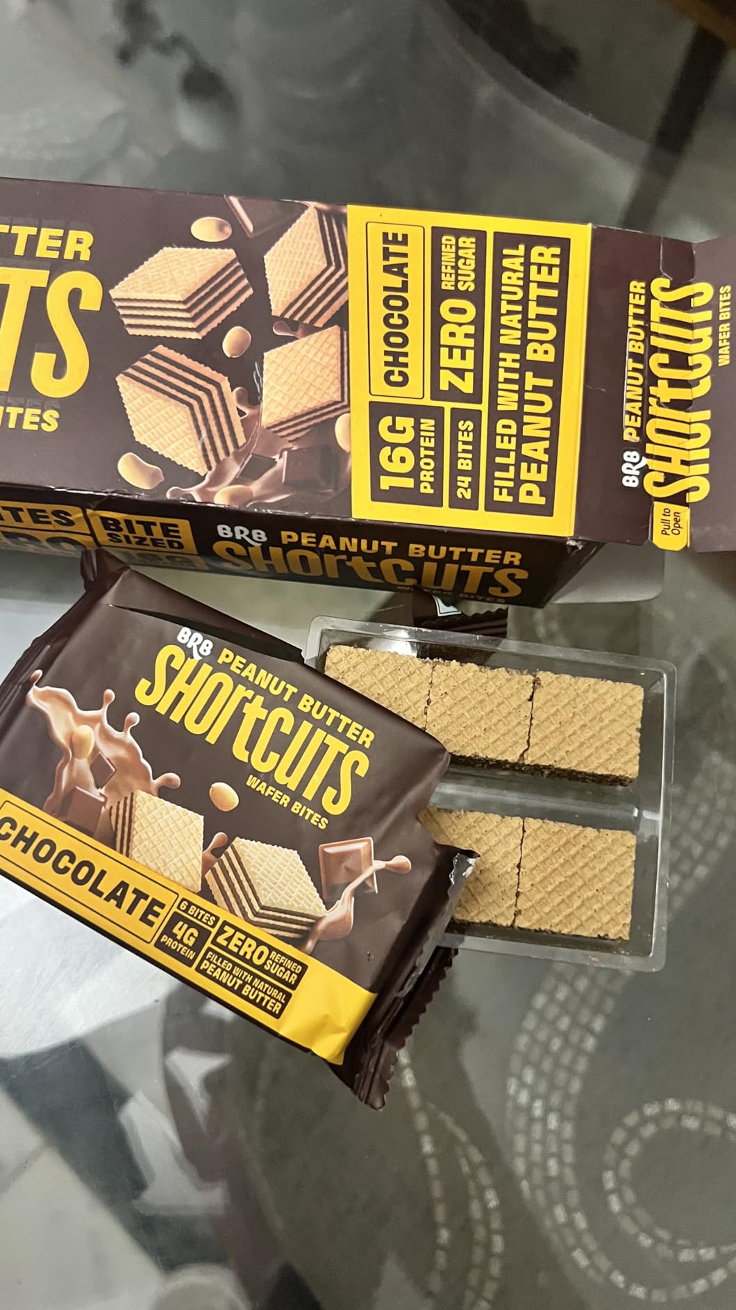 BRB Shortcuts - Peanut Butter Wafer Bites - Chocolate - Box of 2 ...