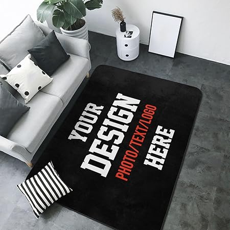 Amazon.com: Generic Custom Rugs, Personalized Area Rugs with Logo Photo ...