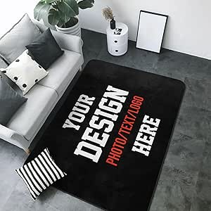 Amazon.com: Generic Custom Rugs, Personalized Area Rugs with Logo Photo ...