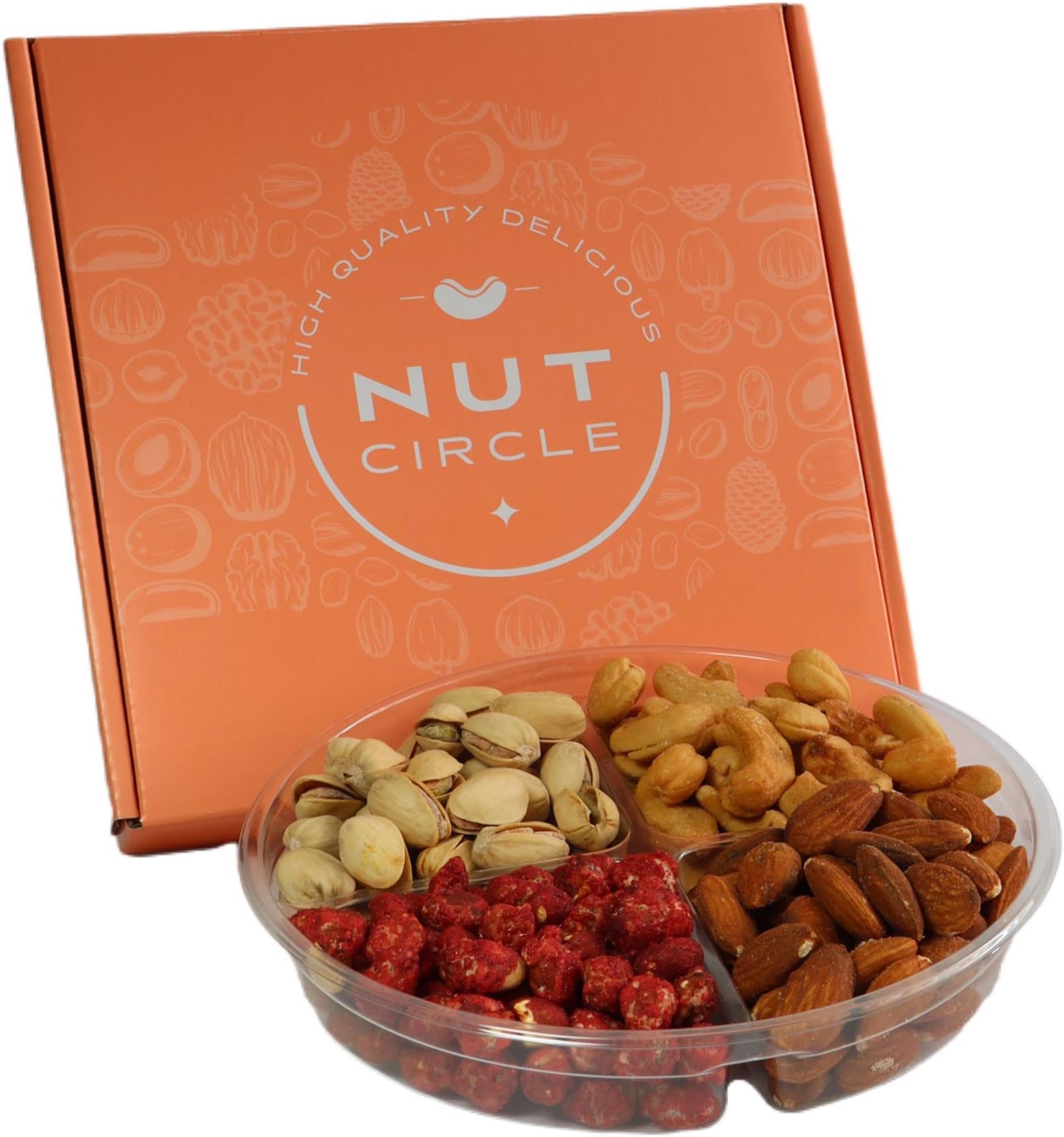 Amazon.com : Nut Circle | Gourmet Holiday Assorted Nuts Tray Gift ...