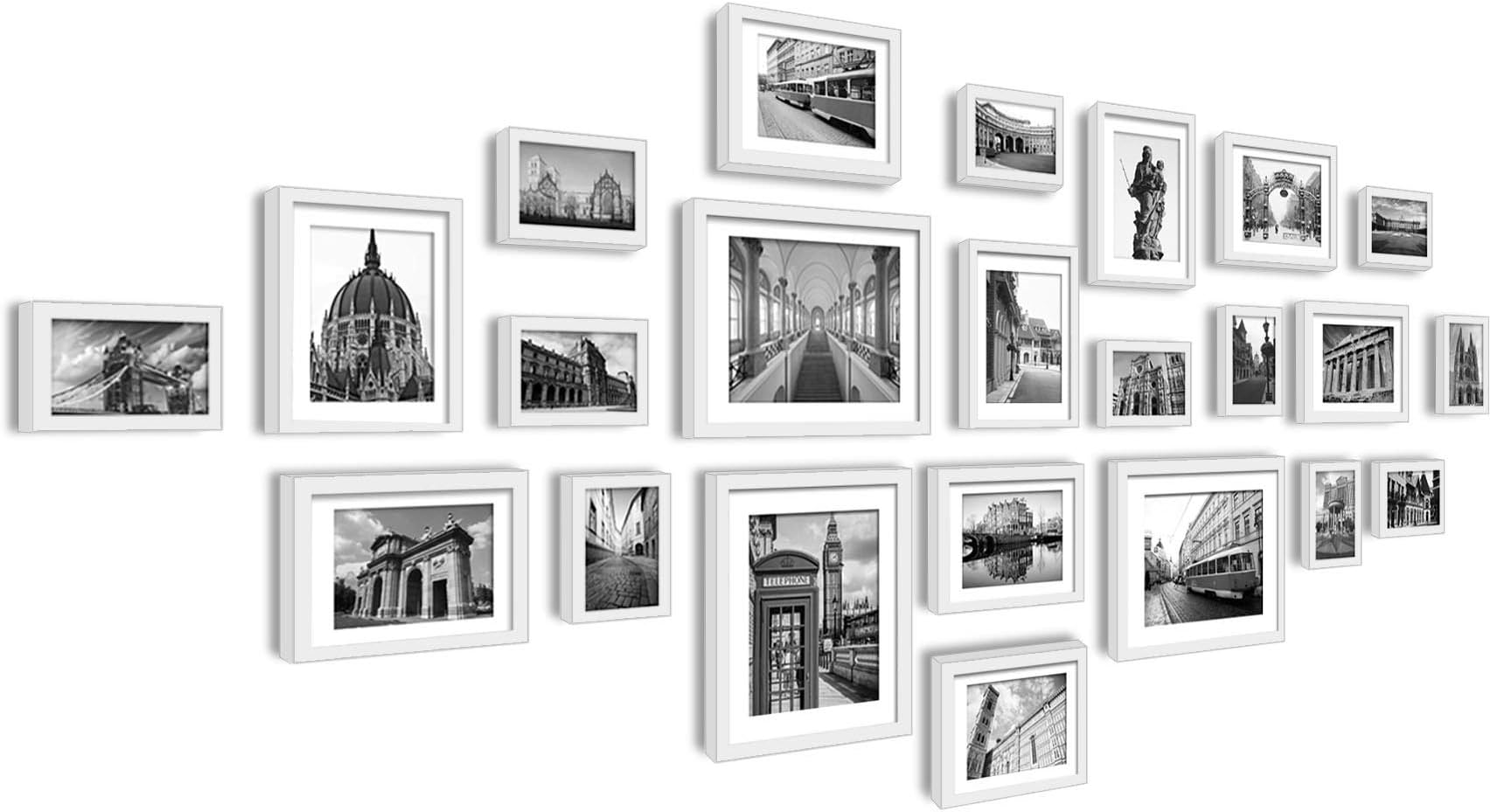 Multi Picture Photo Frames Wall Set 23PCS 176cm x 80cm Art Deco Home ...