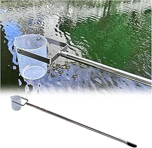 Amazon.com: Water Sampling Dipper Long Handle Telescopic, Stainless ...