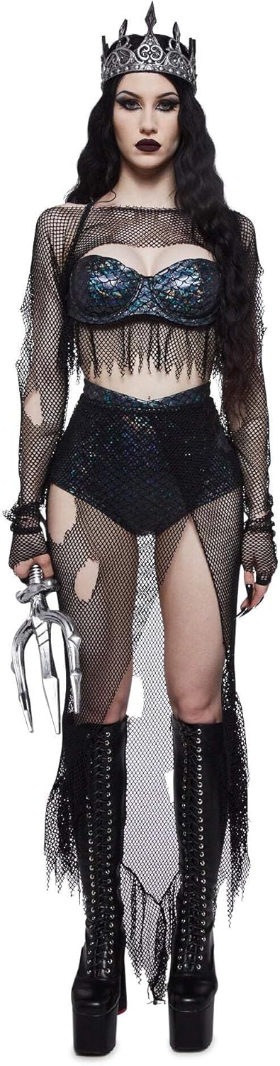 Amazon.com: Dolls Kill Sinful Siren Mermaid Costume by Trickz N' Treatz : Toys & Games