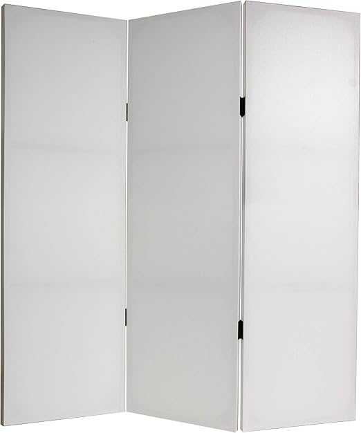 Amazon.com: 4 ft. Short Do It Yourself Canvas Folding Screen - 3 Panels ...