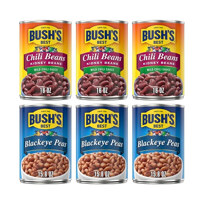 Amazon.com : Bush's Best Baked Beans, Bean Bonanza Blast Pack, 3 ...