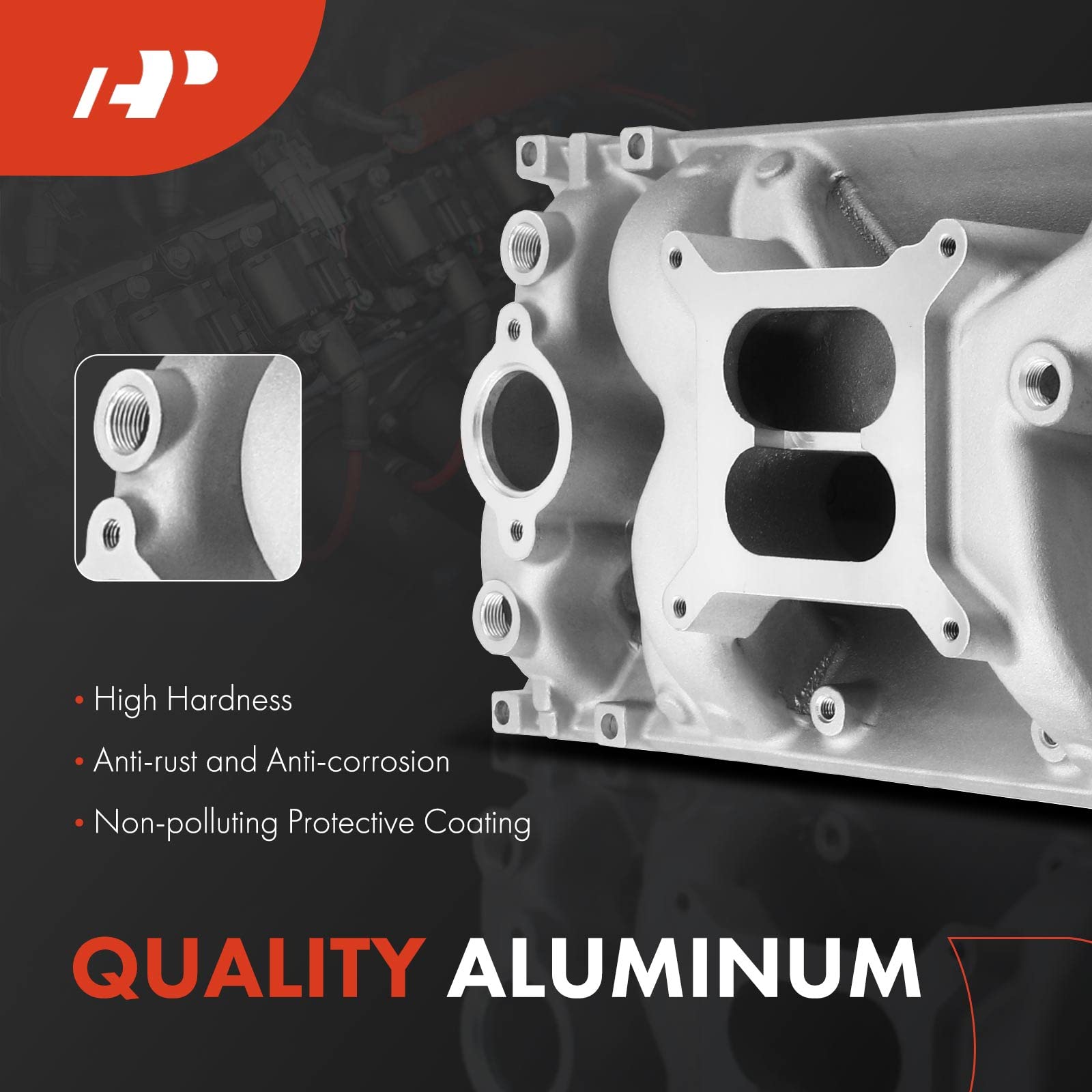 A-Premium Dual Plane Intake Manifold Compatible with Chevy Vortec SBC ...