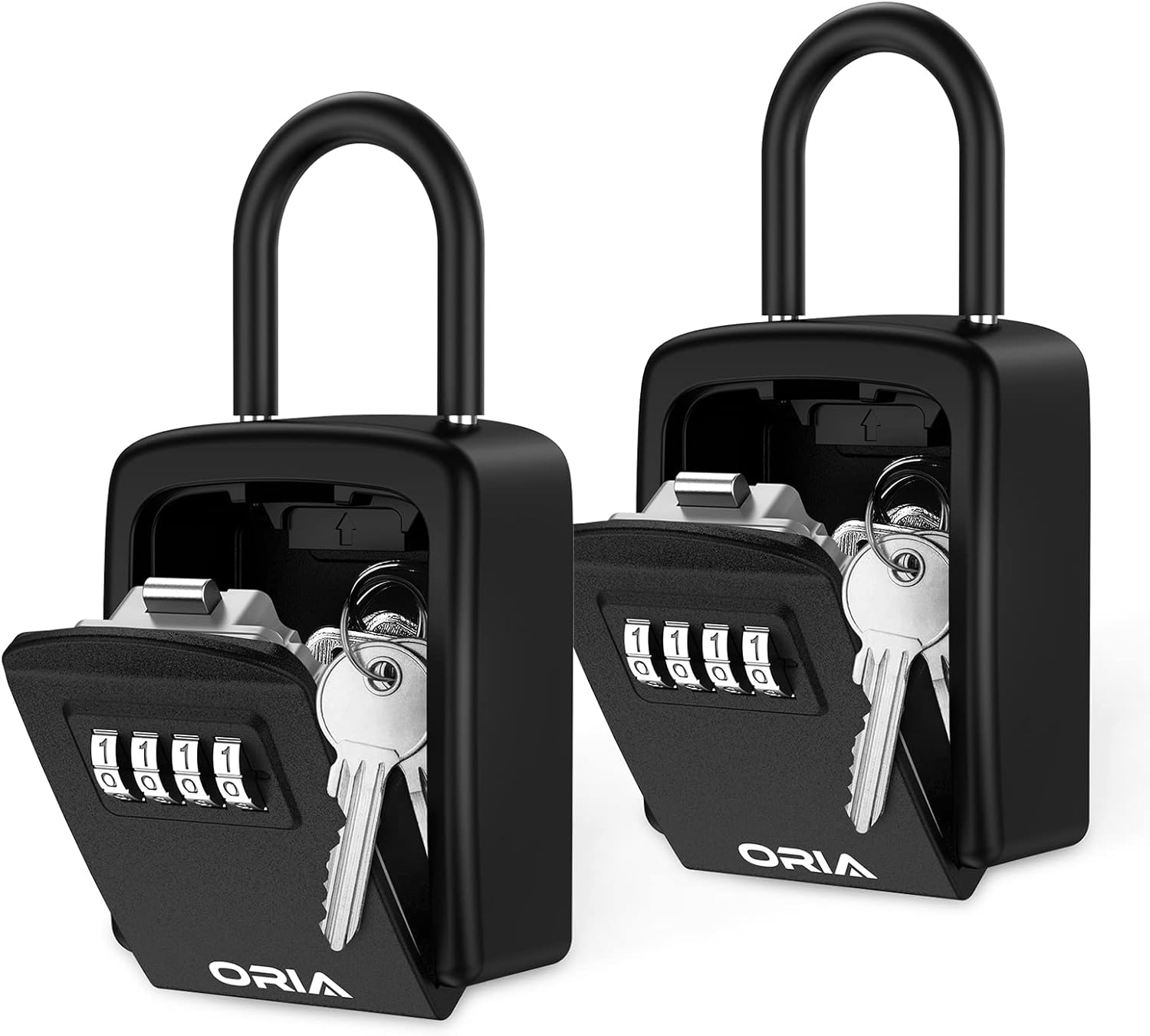ORIA Key Lock Box, Lock Box for Keys Outdoor, Combination Lock Box with ...