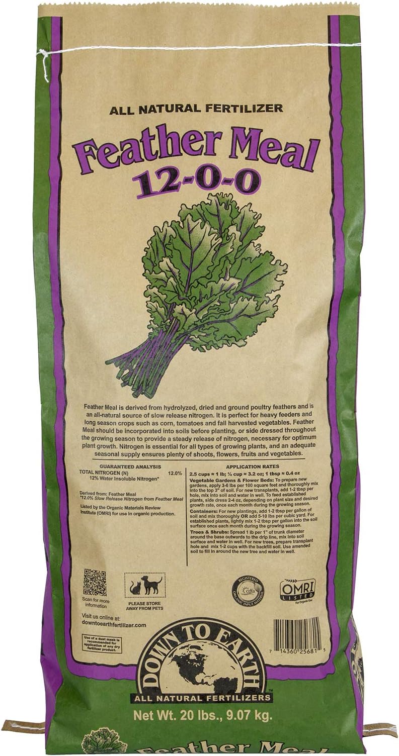 Amazon.com : Down to Earth Blood Meal Fertilizer Mix 12-0-0, 5 lb ...