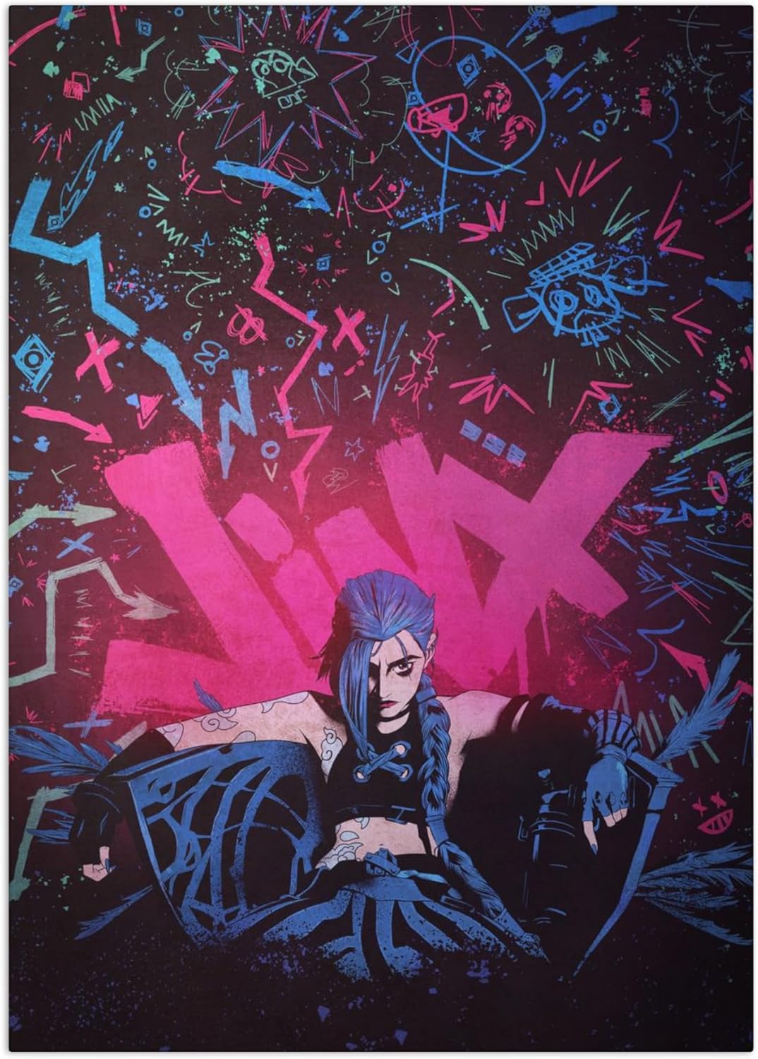 Displate Official Arcane Metal Poster Magnetic Mounting Included ...