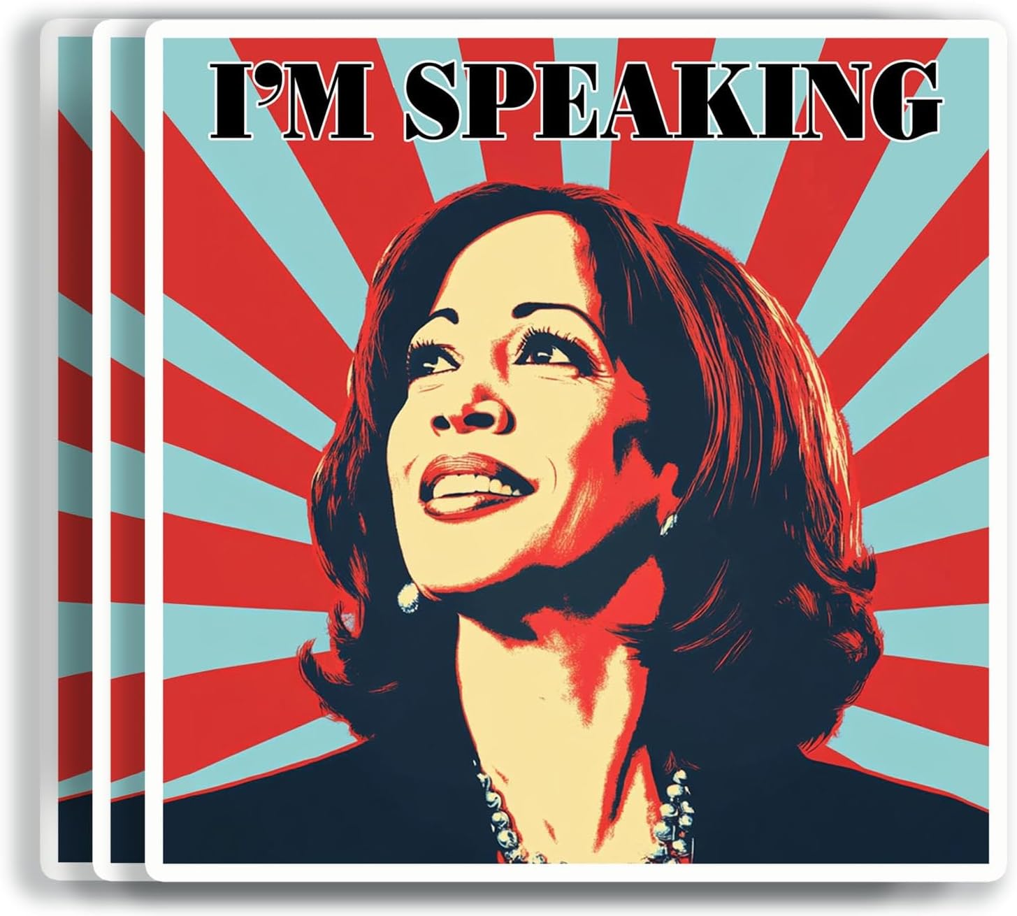 Amazon.com: (3 Pack) Kamala Harris I'm Speaking Stickers - Kamala ...