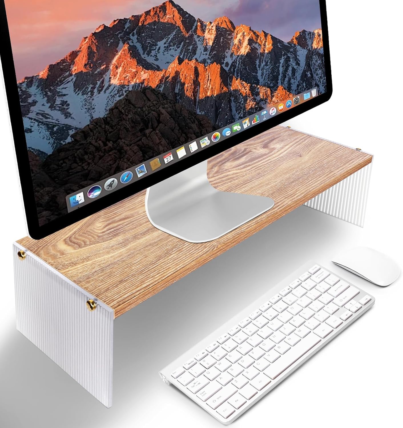 YGYQZ Desk Shelf Desk Extender Shelves,Computer Monitor Stand and ...