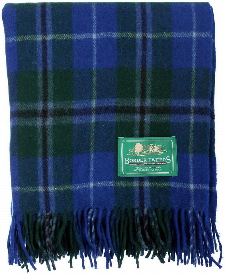The Scotland Kilt Company Scottish Throw Large Wool Tartan Rug in ...