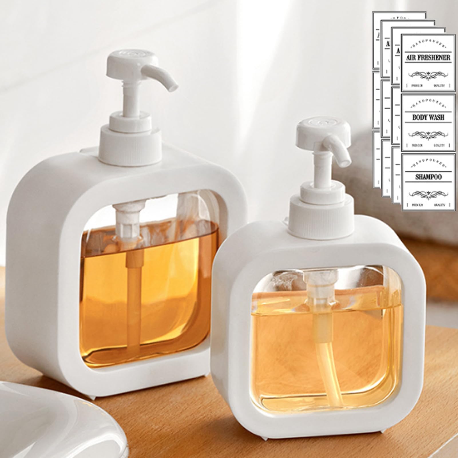 Amazon.com: Minimalist Soap Dispenser (White - 300ml) : Home & Kitchen