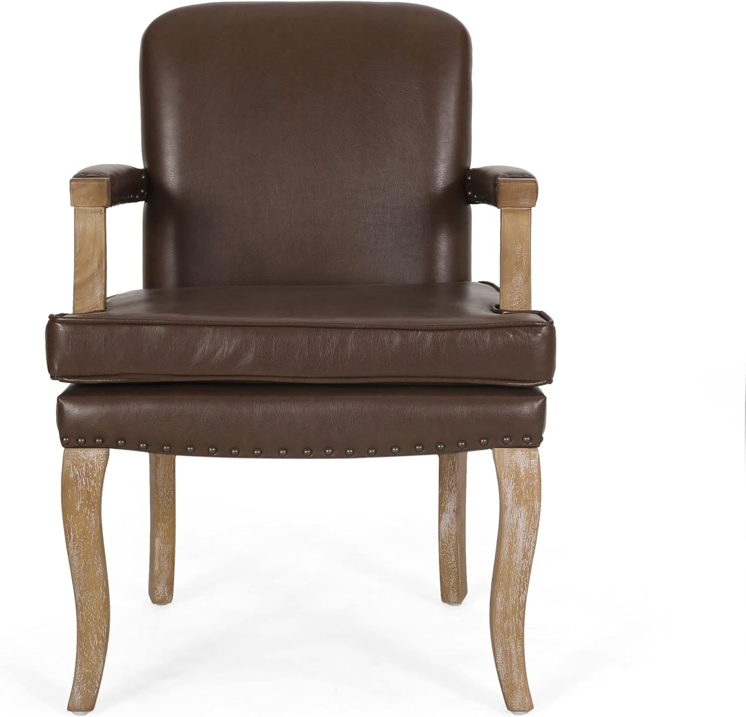 Amazon.com: Christopher Knight Home Drouin Armchair, Dark Brown ...