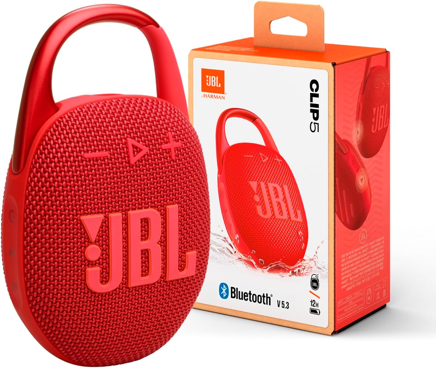 Amazon.com: JBL Clip 5 - Ultra-Portable, Waterproof & Dustproof ...