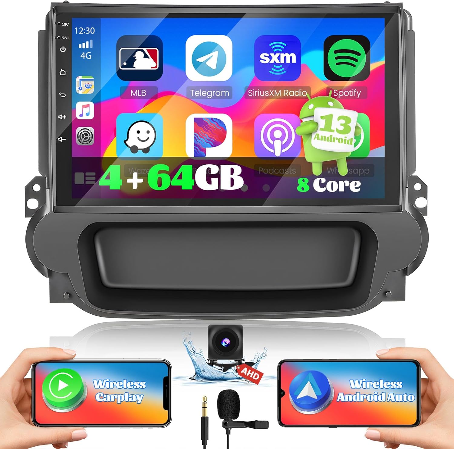 Amazon.com: [4G+64G] for Chevrolet Chevy Malibu 2011-2014 Android 13 ...