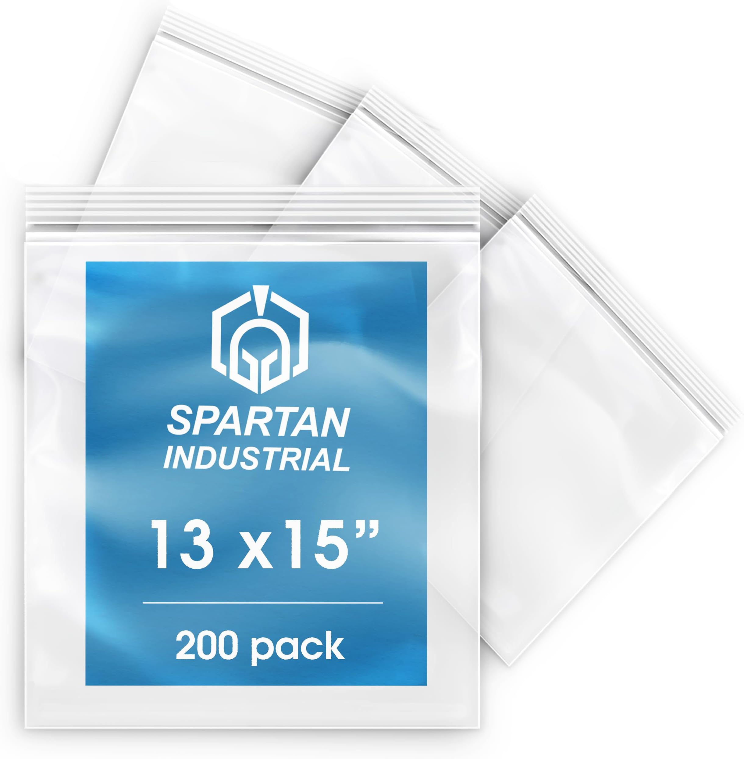 Amazon.com: Dirose Reclosable Poly Zip Top Bags - 12" x 12" (100 Count ...