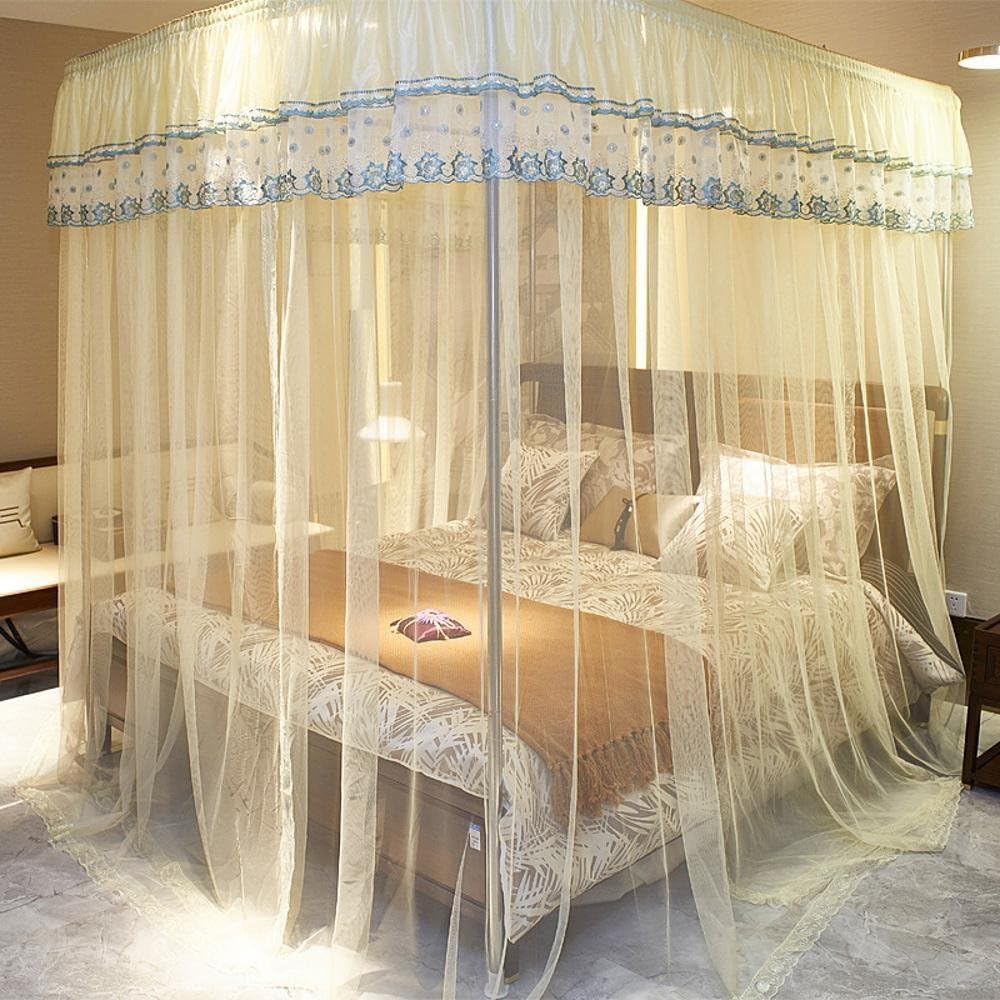 Amazon.com: Kaxima Mosquito nets arc four-pillar rail nets : Baby