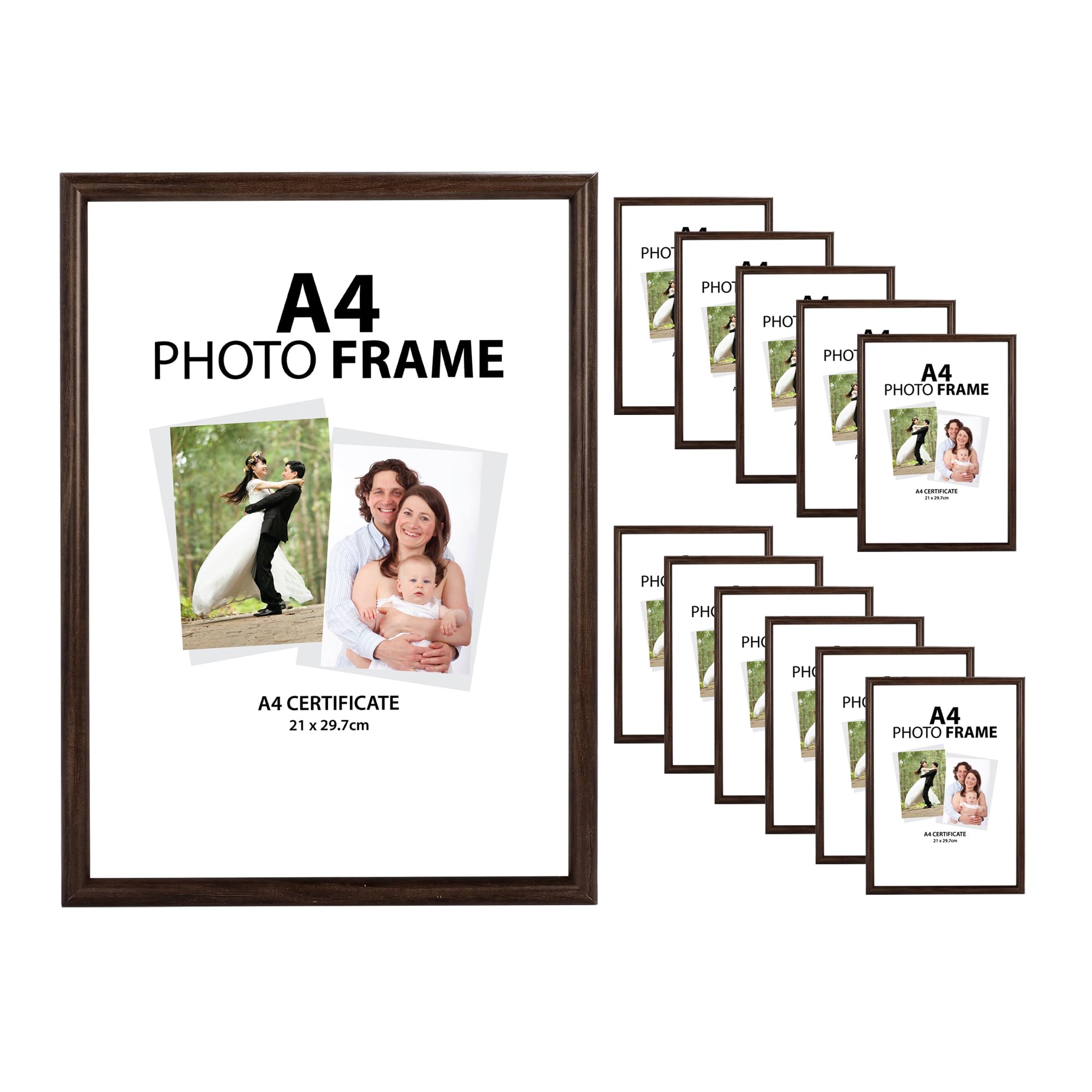 Albert Austin A4 Photo Frame Lightweight A4 Picture Frames with Easy ...