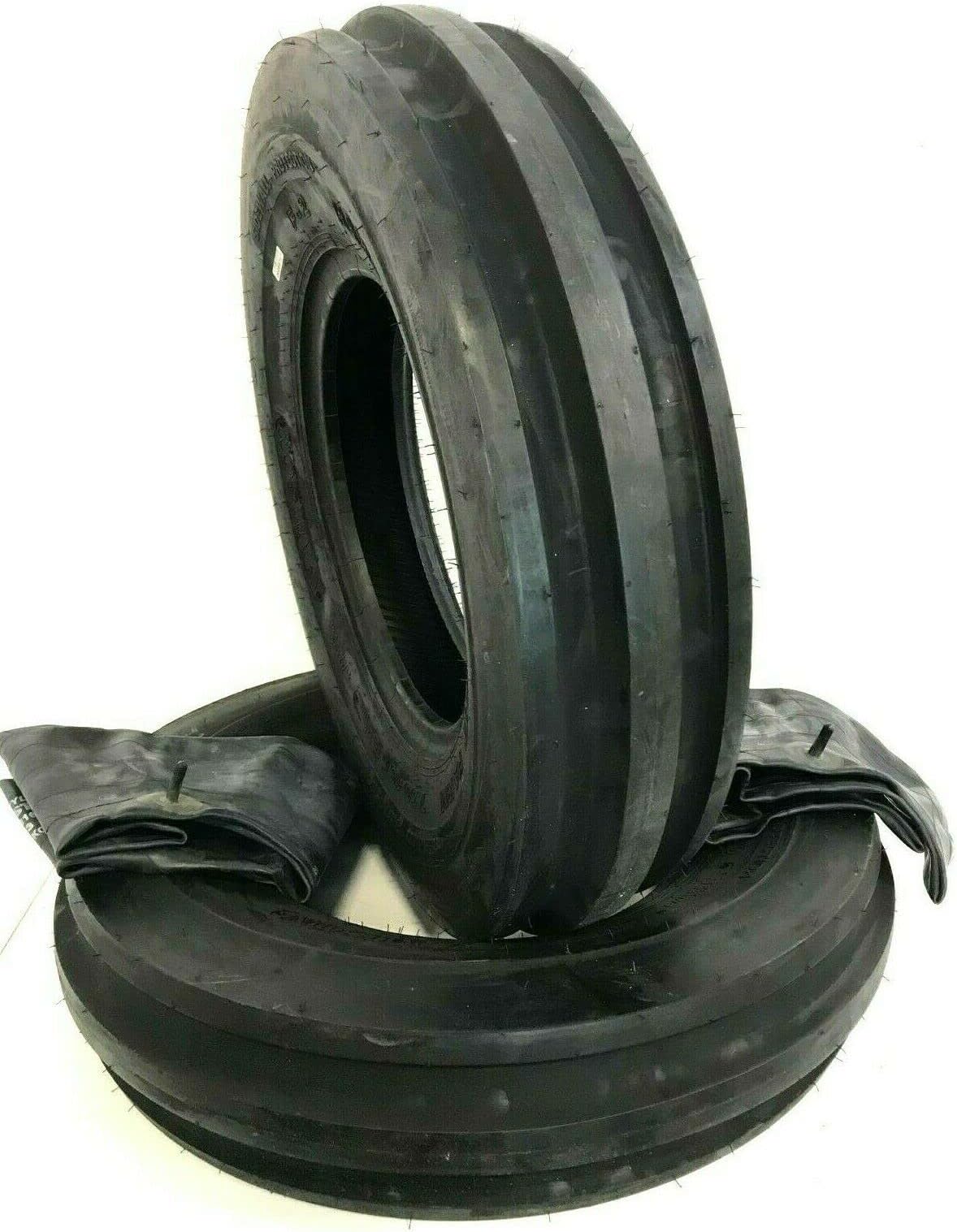 Amazon.com : DEESTONE Two 5.00-15 Rib Tractor Tires with Tubes 500-15 ...