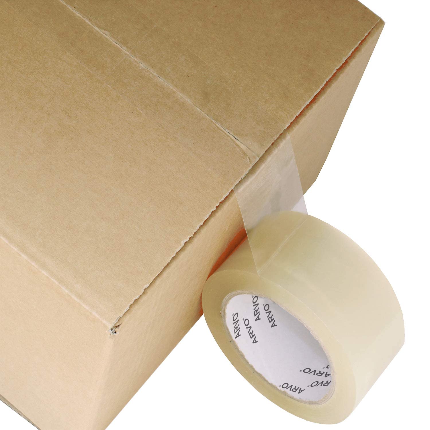 CLEAR STRONG PACKAGING PARCEL TAPE 48MM X 66M – PACK OF 6 ROLLS – BigaMart