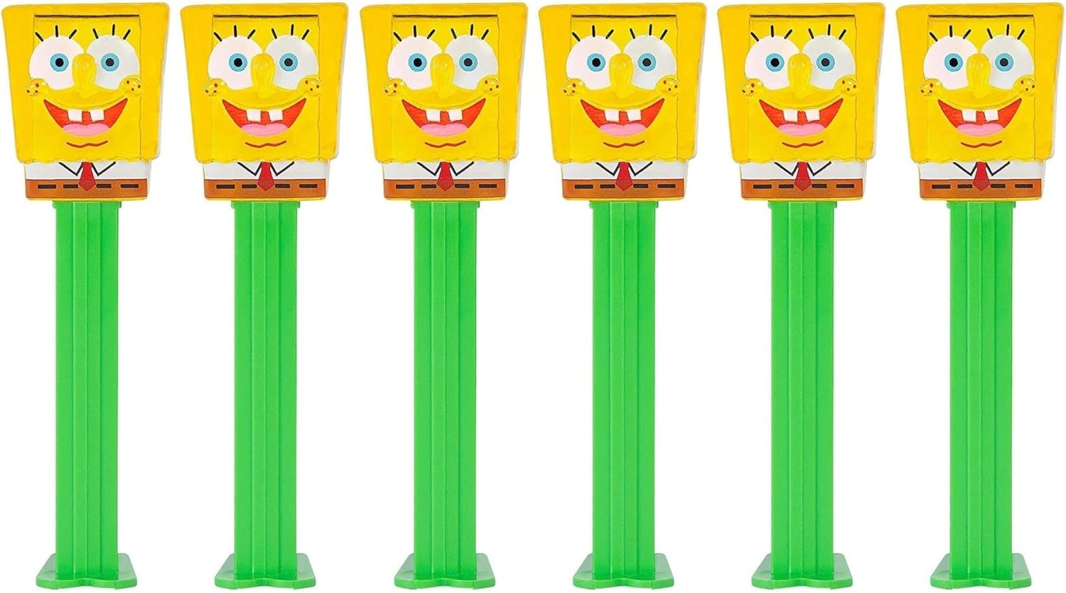 Amazon.com: Spongebob PEZ Candy Dispensers Birthday Party Favors - Set ...