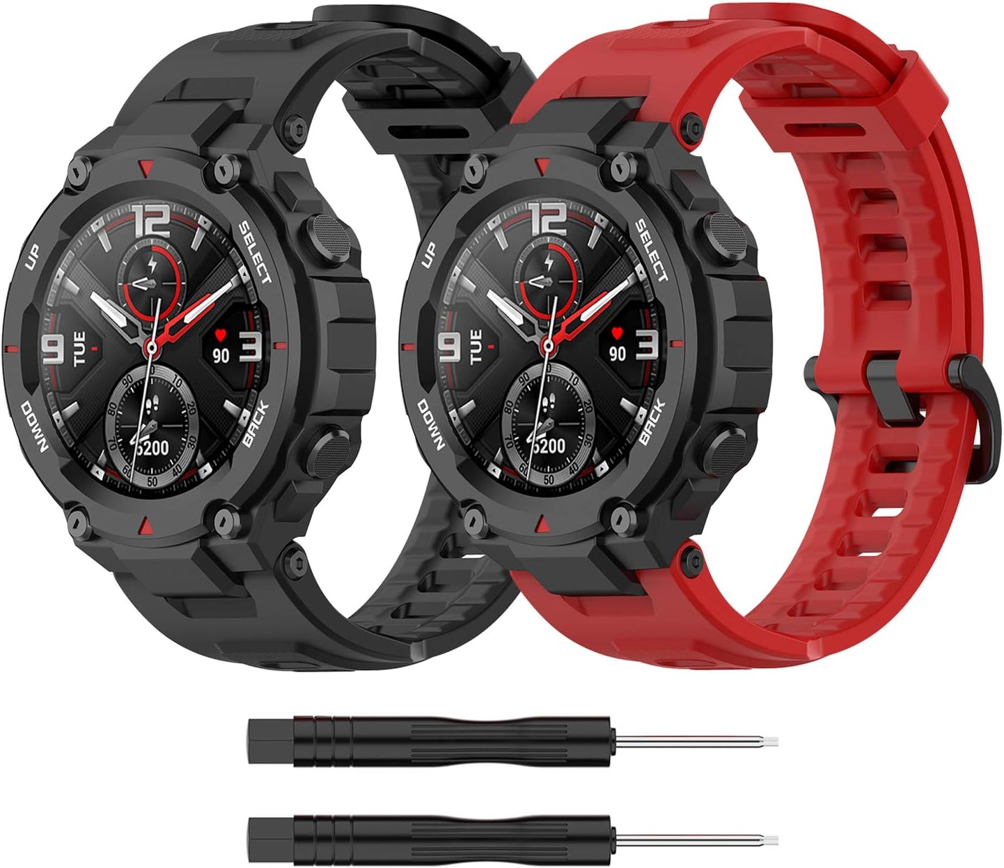 Amazon.com: MoKo Watch Band Compatible with Amazfit T-Rex/T-Rex Pro ...